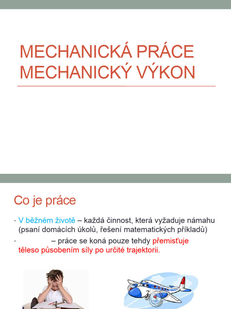 Mechanicka Prace Vykon | PDF