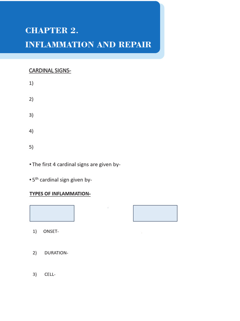 MDMS Gen-Pathology - Workbook 2024-24-51 | PDF | Wound Healing | Healing