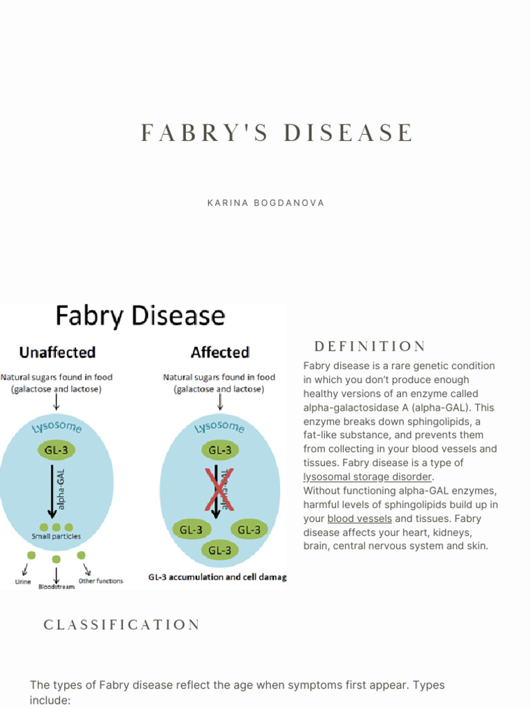 Fabry's Disease - 20240925 - 064107 - 0000 | PDF | Clinical Medicine ...