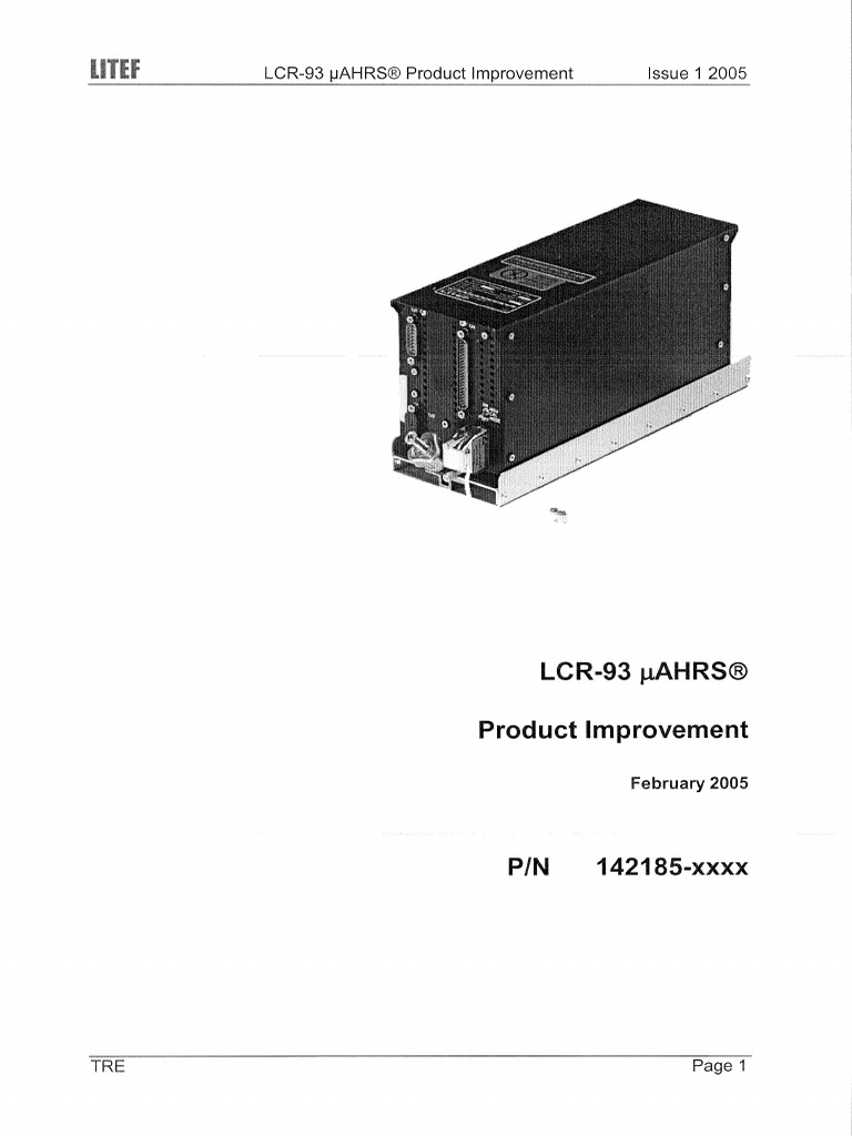 LCR-93 Information Letter Issue 1 2005 | PDF