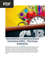 CBC Senior School Pathways Overview | PDF | The Arts | Science