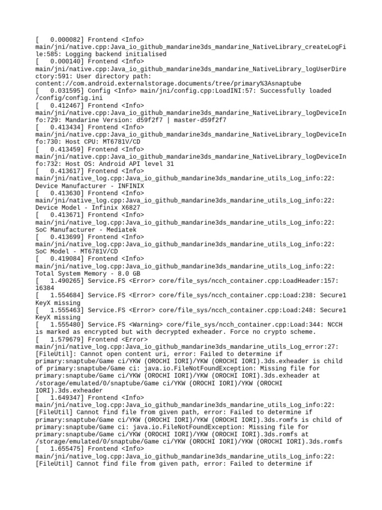 mandarine_log | PDF | Encryption | Computer Engineering