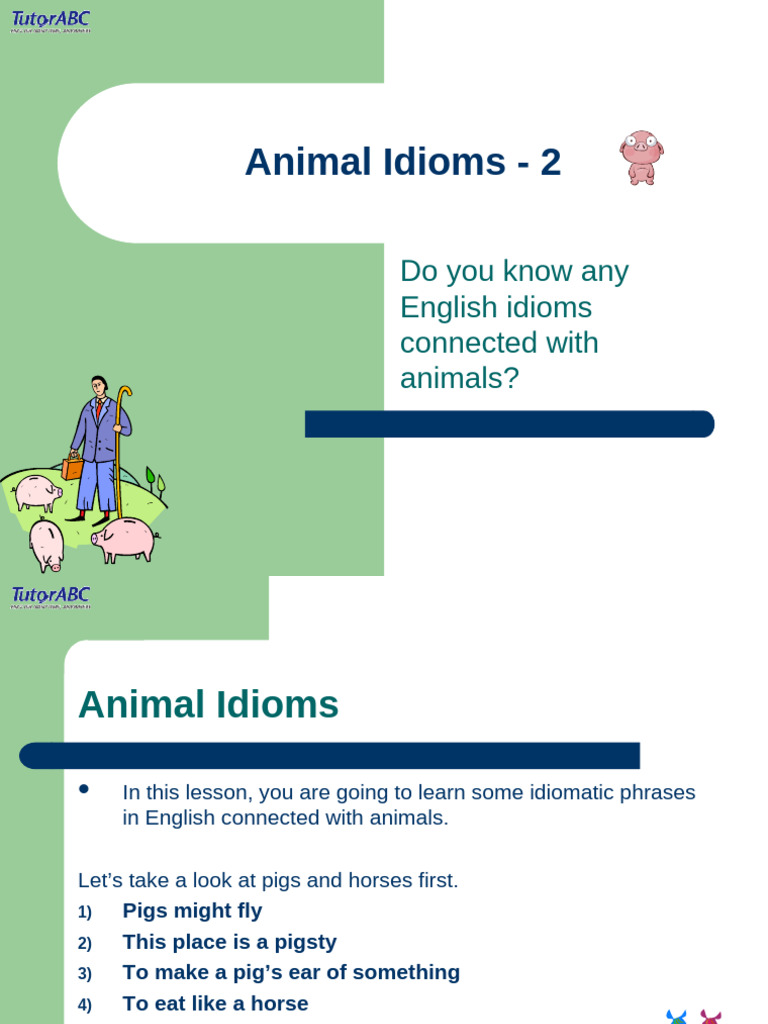 Animal Idiom 2 | PDF | Idiom