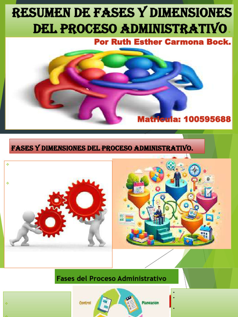 Fases del Proceso Administrativo | PDF | Planificación | Aprendizaje