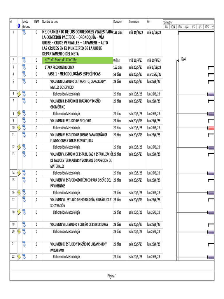 Programa Enterga Solo Diseños y Obra A Julio de 2023 Versión Final | PDF | Ciencias de la Tierra ...