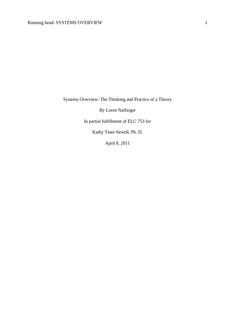Understanding Systems Theory Principles | PDF | System | Systems Theory
