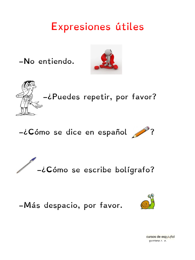 1° Expresiones Útiles | PDF