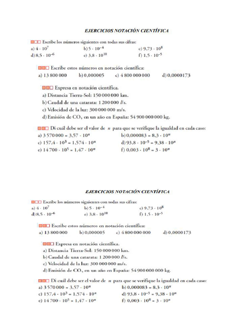 Ii. - Ejercicio de Notación Desarrollada | PDF