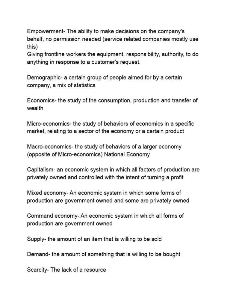 Business Notes | PDF