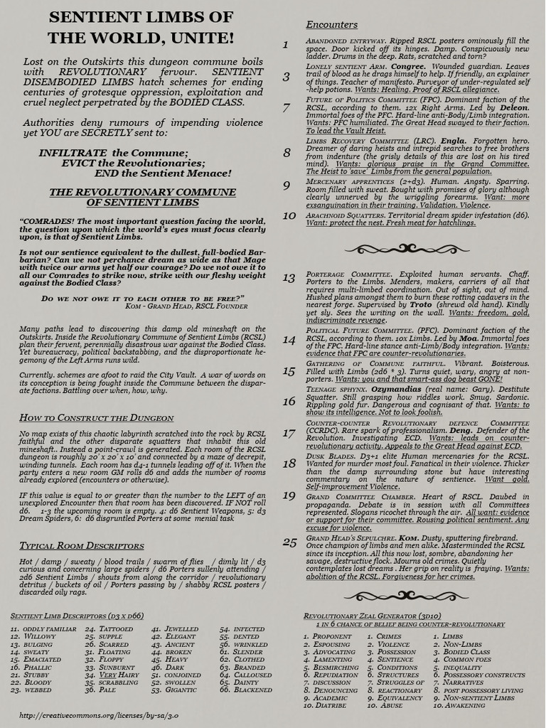 15 - Ben Foster - Sentient Limbs of The World Unite | PDF