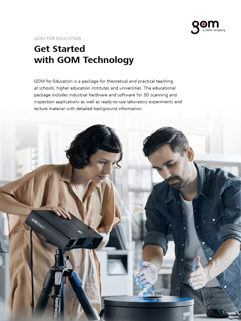 GOM for Education: 3D Scanning Tools | PDF | 3 D Computer Graphics ...