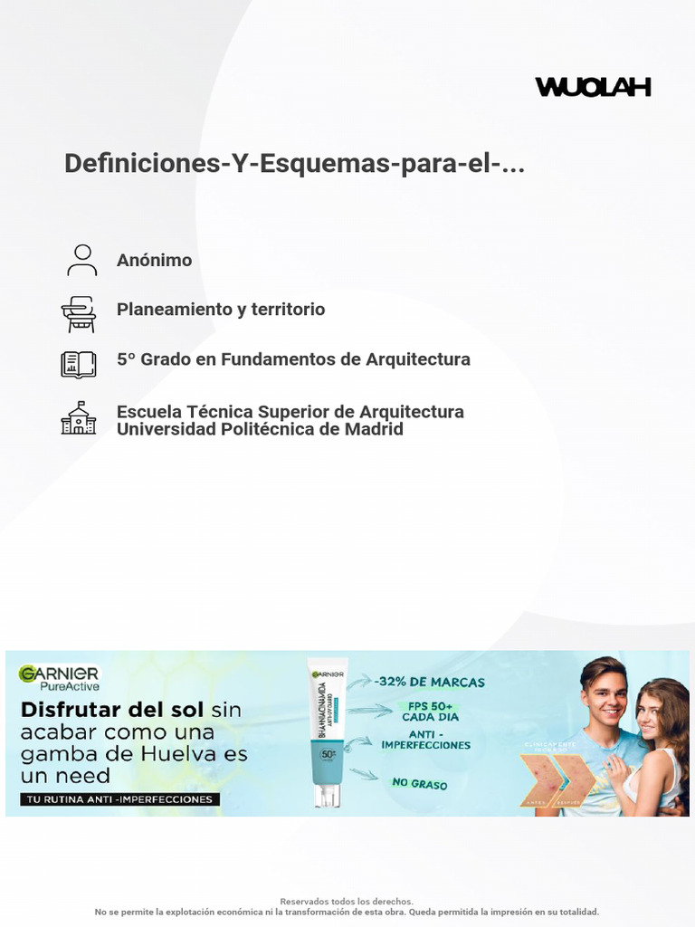 Wuolah Free Definiciones Y Esquemas para El Examen Parcial 1 | PDF ...