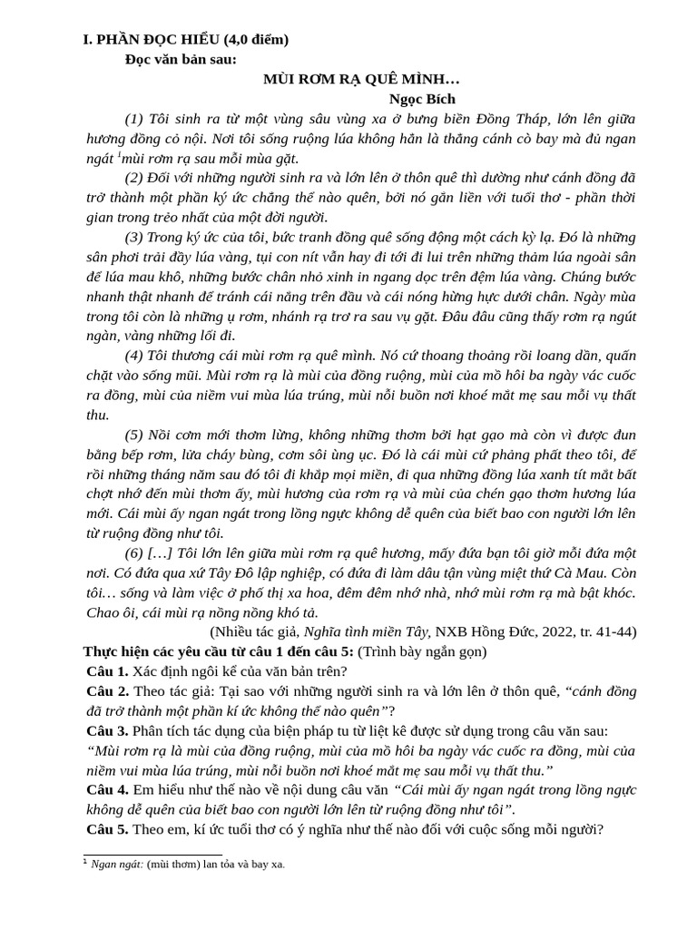 K11 Mùi Rơm R Que Minh | PDF