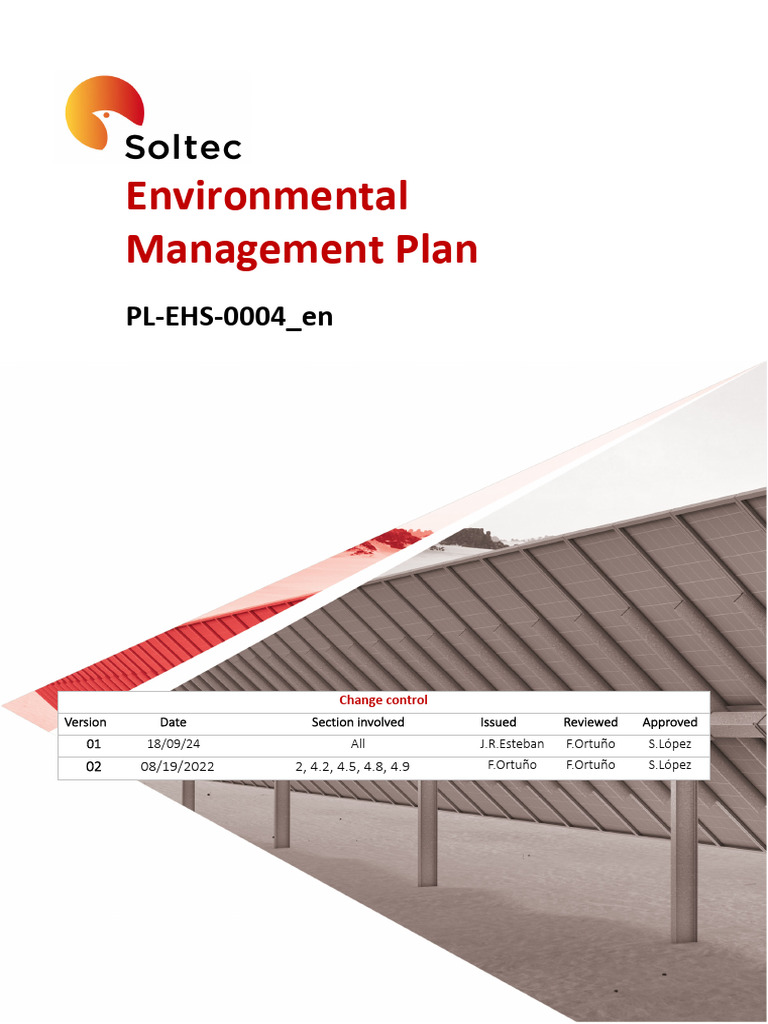 PL-EHS-0004 en v02 Environmental Management Plan | PDF | Waste | Waste Management