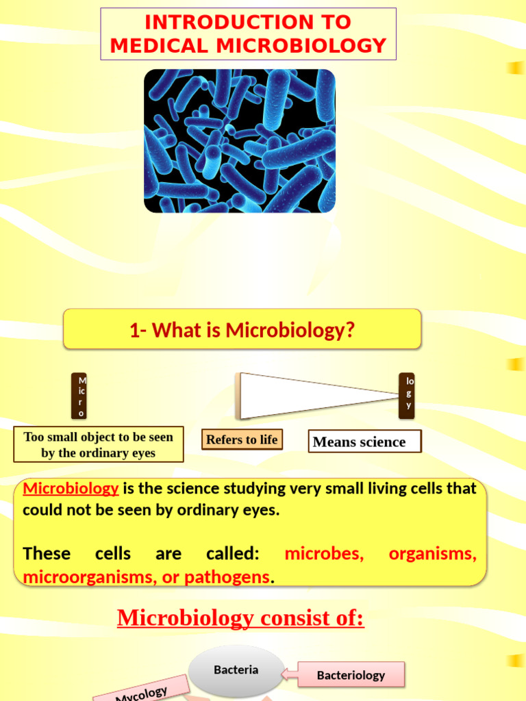 Introduction To Medical Microbiology | PDF | Cell (Biology) | Gram ...