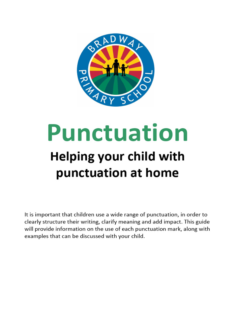 Parent Guide 5 Improving Punctuation | PDF | Punctuation | Comma