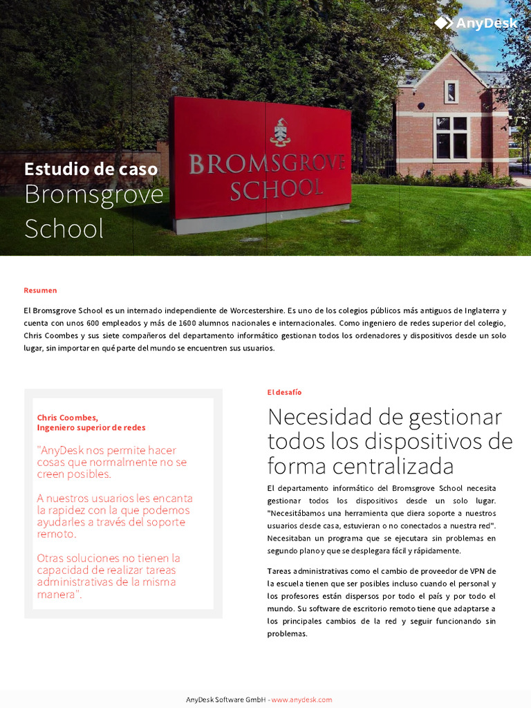 Case Study Bromsgrove-School-Es | PDF | Informática | Ciencias de la Computación