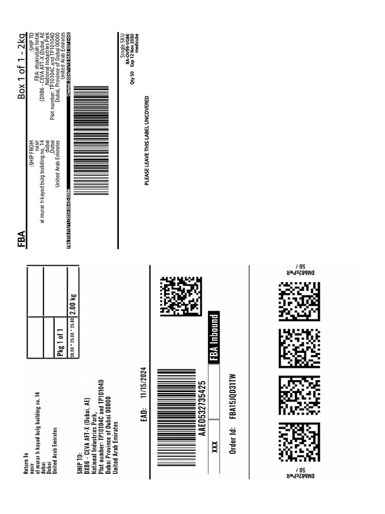 50 Units Medicube Al Habib | PDF