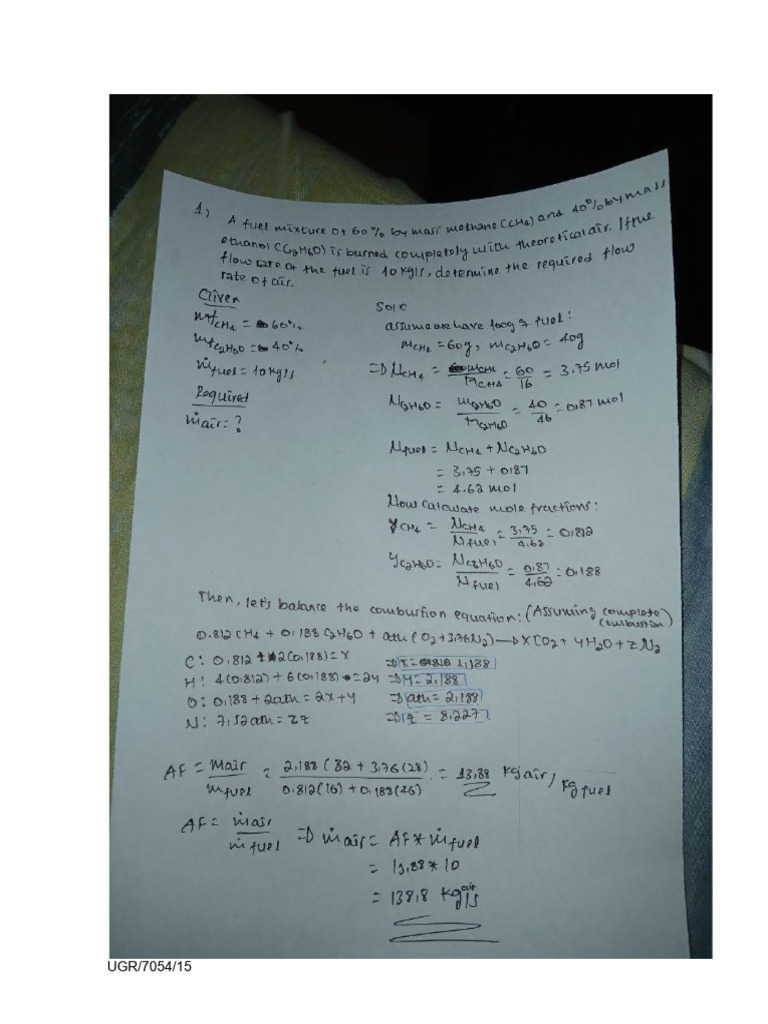 Thermodynamics Assignment 4 | PDF