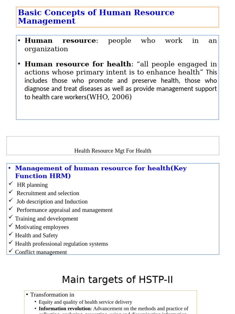 Human Resource Management in Health Care | PDF | Human Resource ...