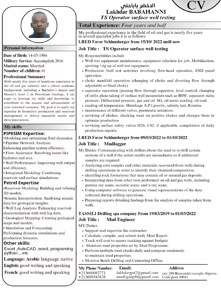 My Update CV 10-08-2024 | PDF