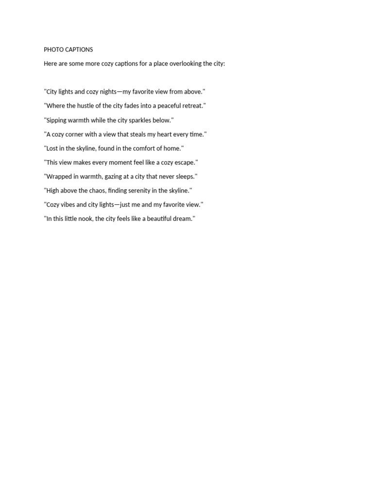 Photo Captions | PDF