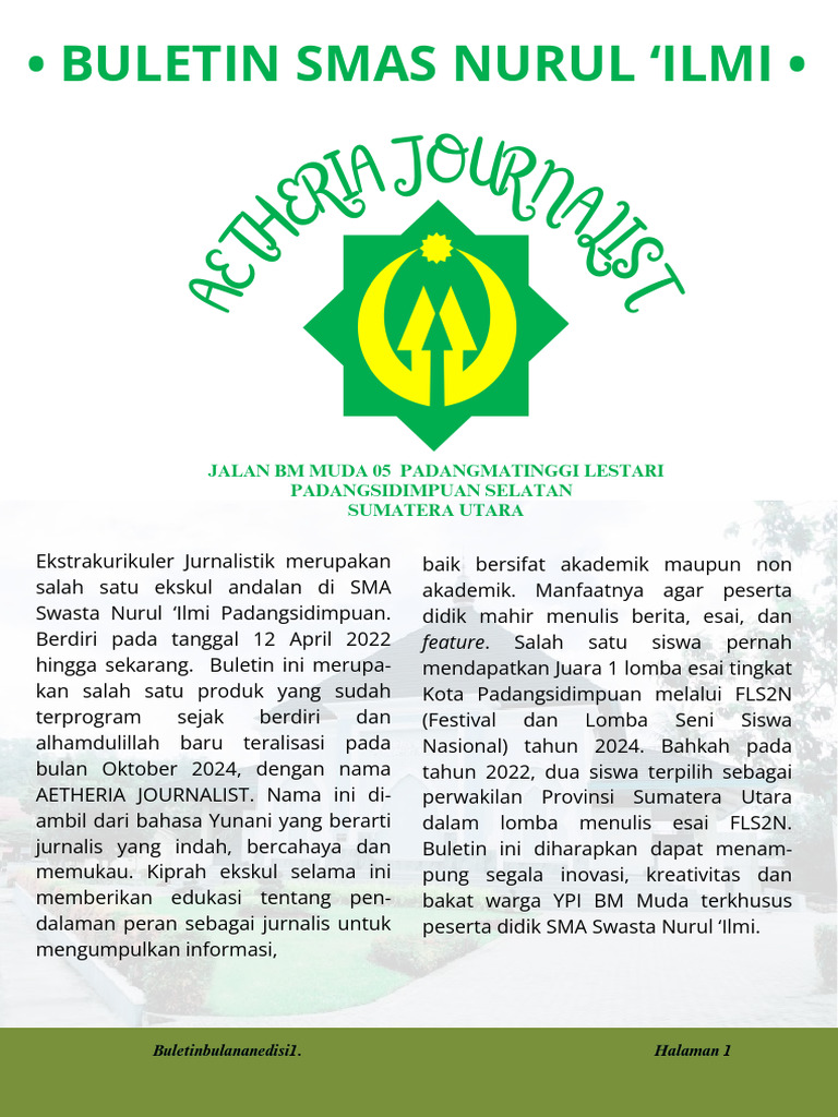 Buletin Edisi 1 | PDF