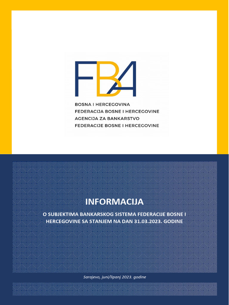 Informacija o Sbs 31032023 KpH | PDF