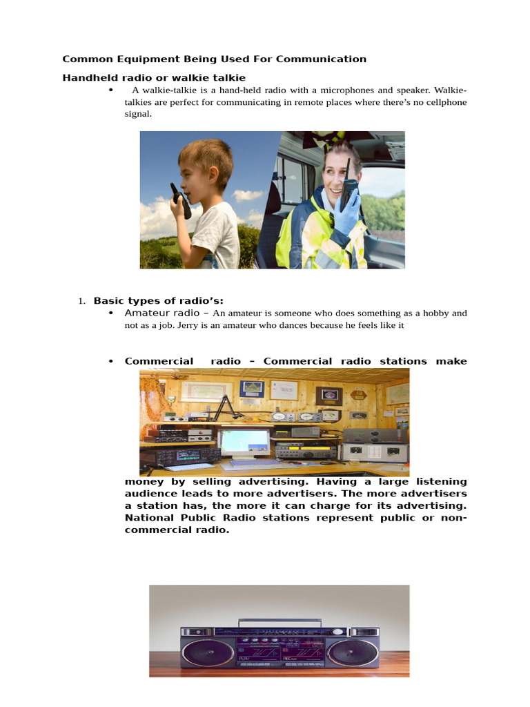 Radio | PDF | Technology & Engineering