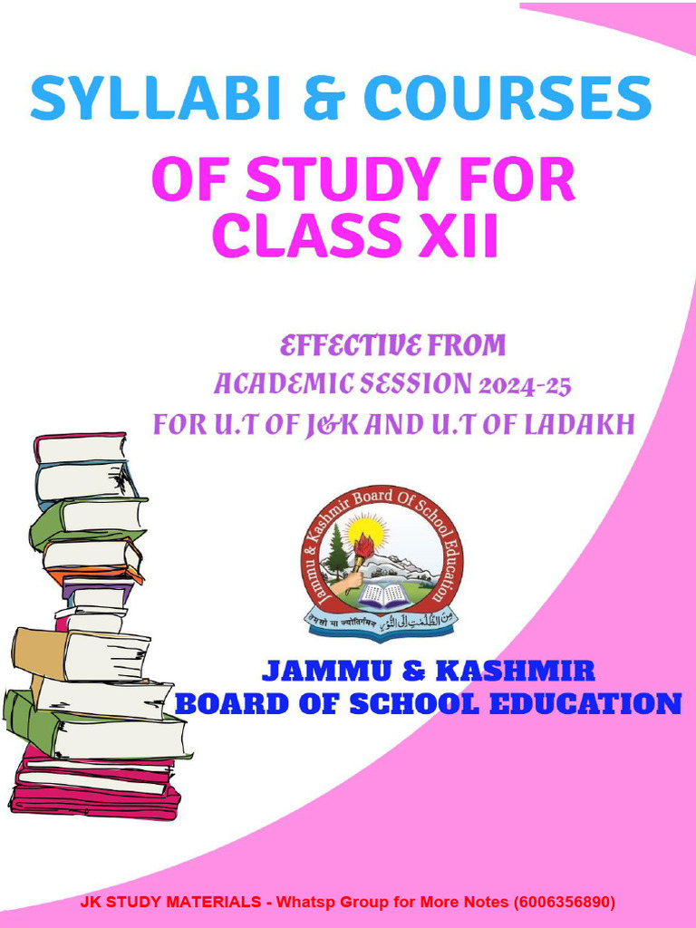 Class 12 Syllabus 2024-25 Overview | PDF | Demand | Microeconomics
