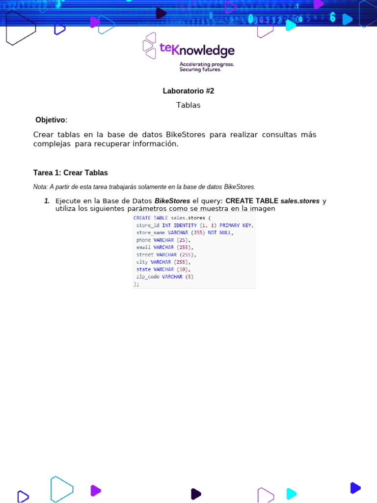 Laboratorio #2 Bases de Datos | PDF