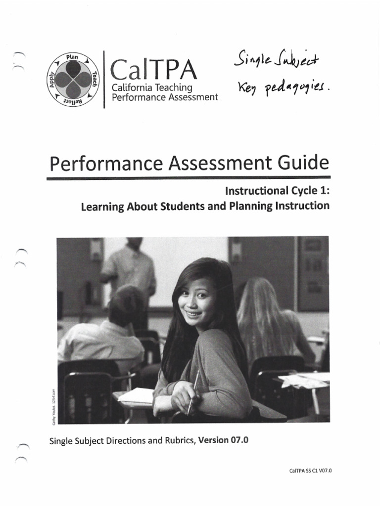TPA Pedagogies & Rubric | PDF