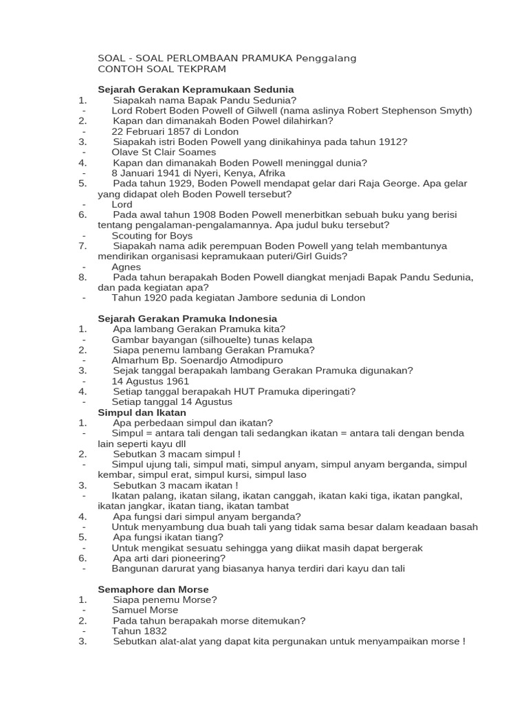 Soal Puk | PDF