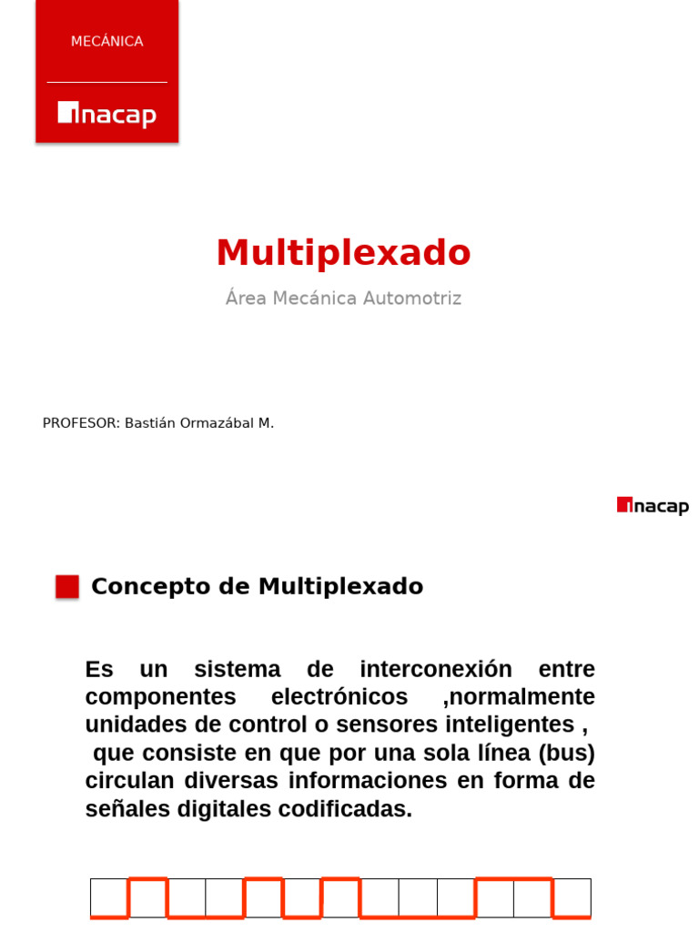 Presentación Multiplexado | PDF | Informática | Ingeniería Informática