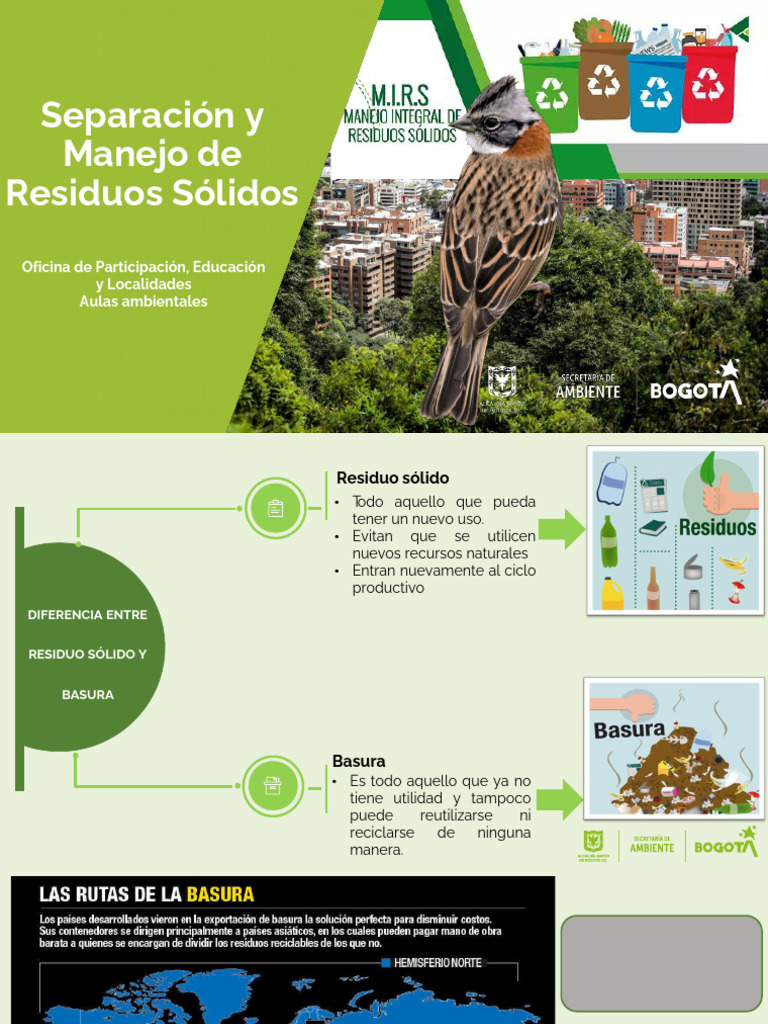 Separación y Manejo de Residuos Sólidos | PDF | Residuos | Vertedero