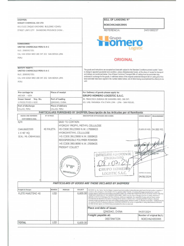 HBL United Chemi | PDF