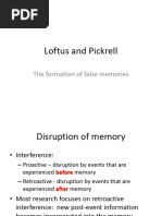 Loftus & Pickrell's Lost in the Mall Study | PDF