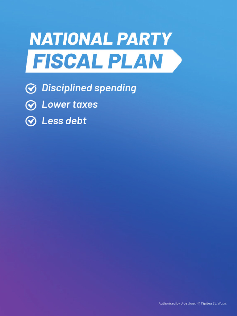 National Party's 2023 Fiscal Plan Overview | PDF | Cost Of Living ...