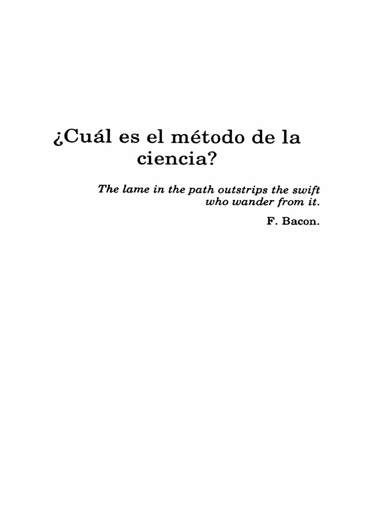 Bunge, Mario - La Ciencia, Su Metodo y Su Filosofia (2001) - 49-74 | PDF