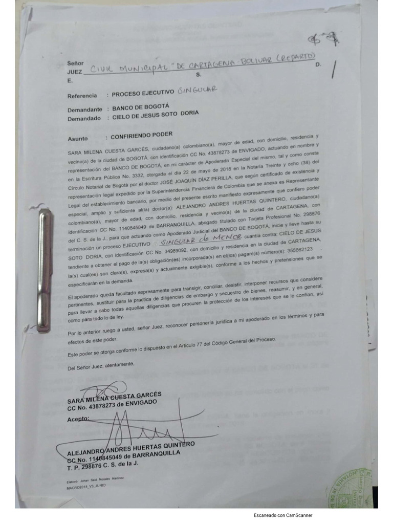 Expediente 003-2019-00071-00 | PDF