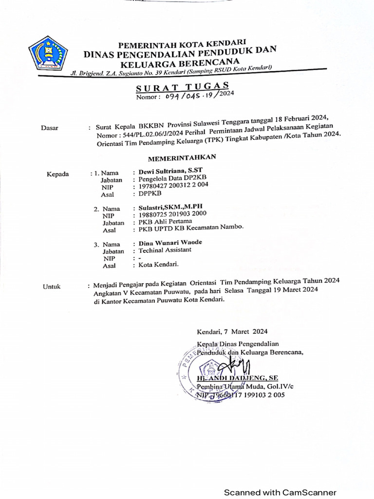 Orientasi TPK - 19 Maret 2024 | PDF