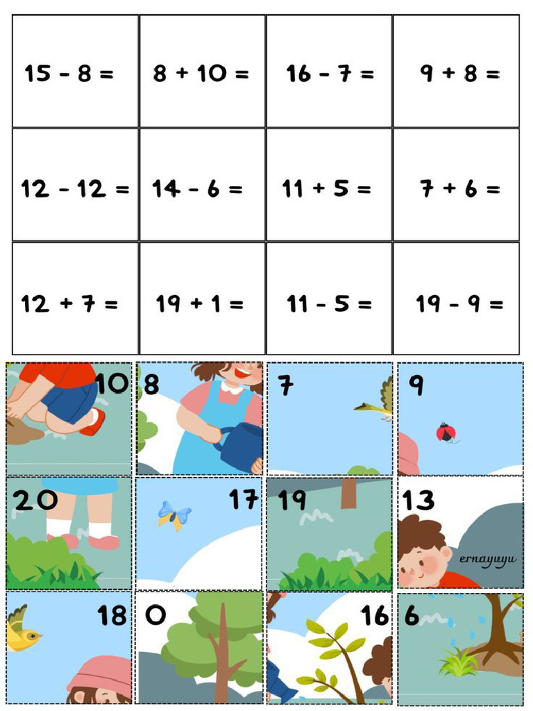 LKPD MTK Puzzle | PDF