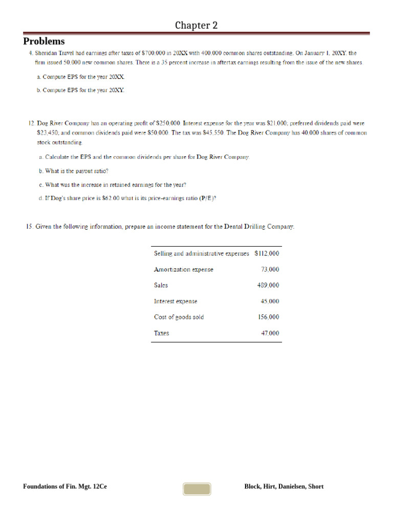 Chapter 2 Practice Questions | PDF