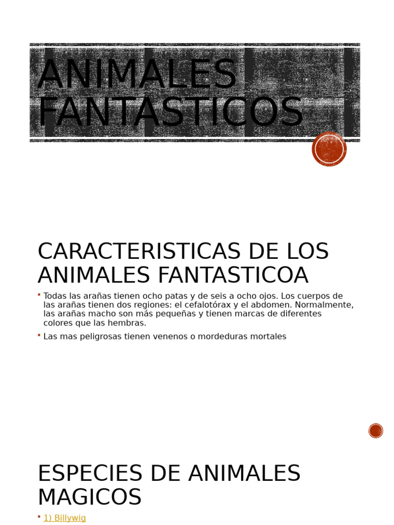 Guía de Animales Fantásticos | PDF