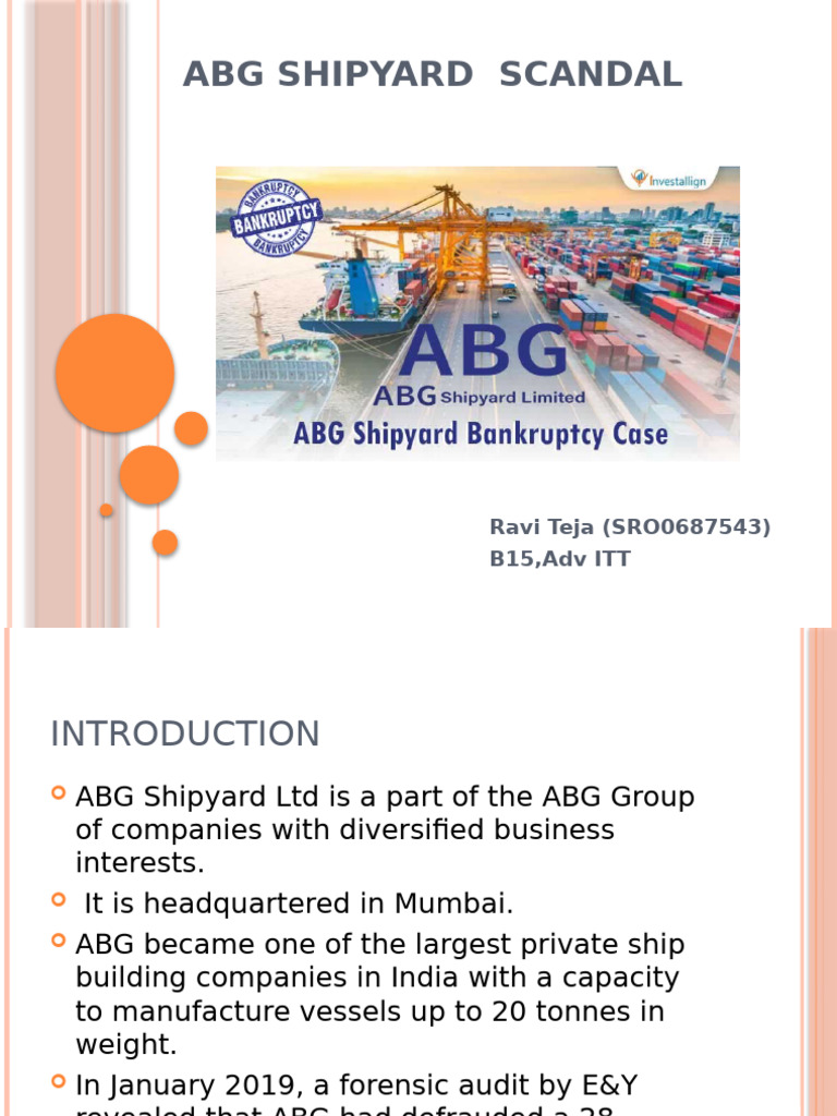 ABG Shipyard | PDF | Financial Services | Banking