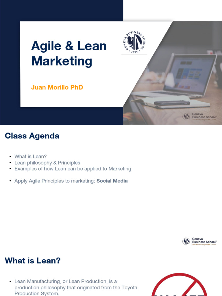 Lean Social Media Class 3 and 4 | PDF | Lean Manufacturing | Agile ...