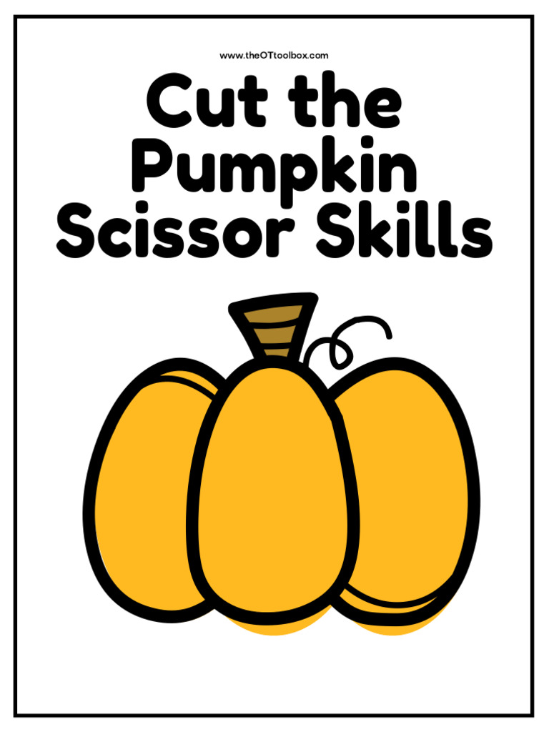 Cut The Pumpkin Scissor Skills | PDF