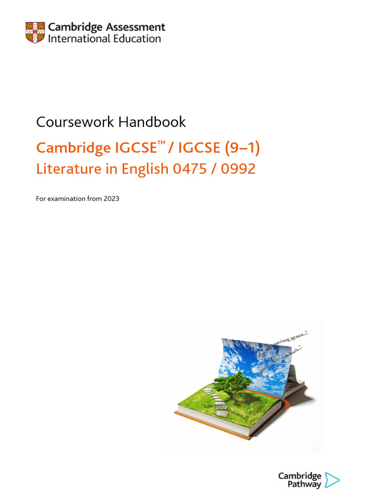 Coursework Handbook (For Examination From 2023) | PDF | Educational ...
