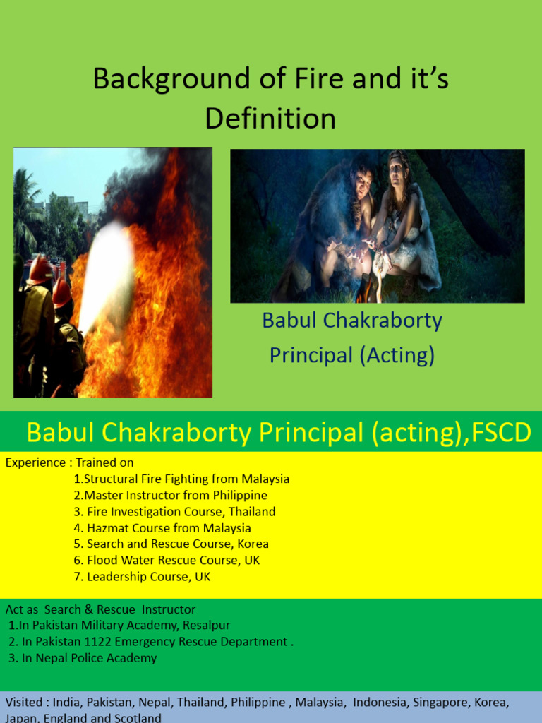 History and Importance of Fire | PDF | Fires | Combustion