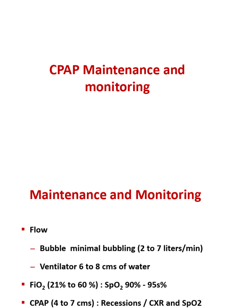 Cpap Monitoring | PDF | Medical Specialties | Clinical Medicine